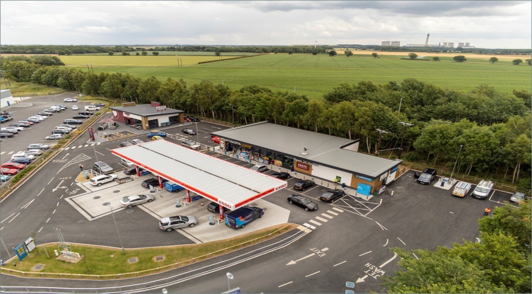 Esso Garage + Costa, Selby | Graham & Sibbald